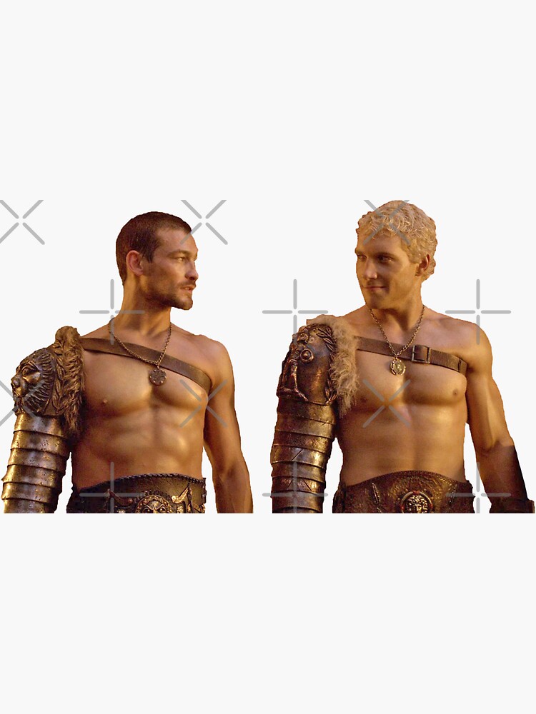 "Spartacus and Varro" Sticker for Sale by madhklophaus | Redbubble