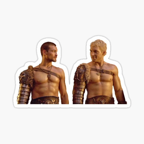 "Spartacus and Varro" Sticker for Sale by madhklophaus | Redbubble