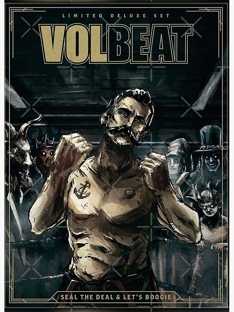 "VOLBEAT" Sticker for Sale by kurnione | Redbubble