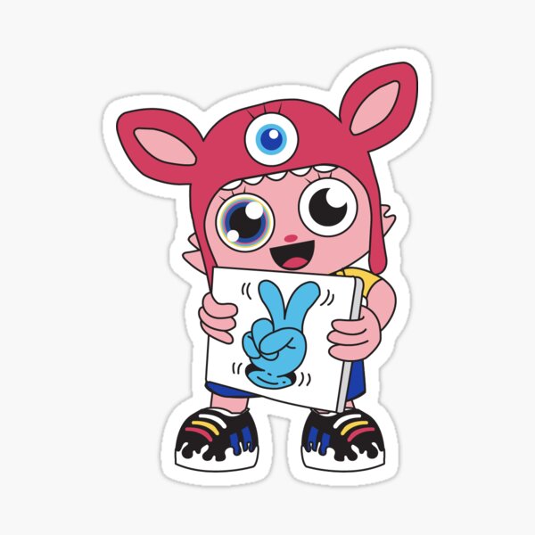 "Yona - playful - Character design" Sticker for Sale by redvelvt ...