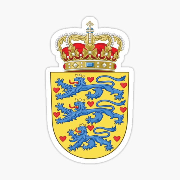 "Flag of Denmark" Sticker for Sale by PatsIsland | Redbubble