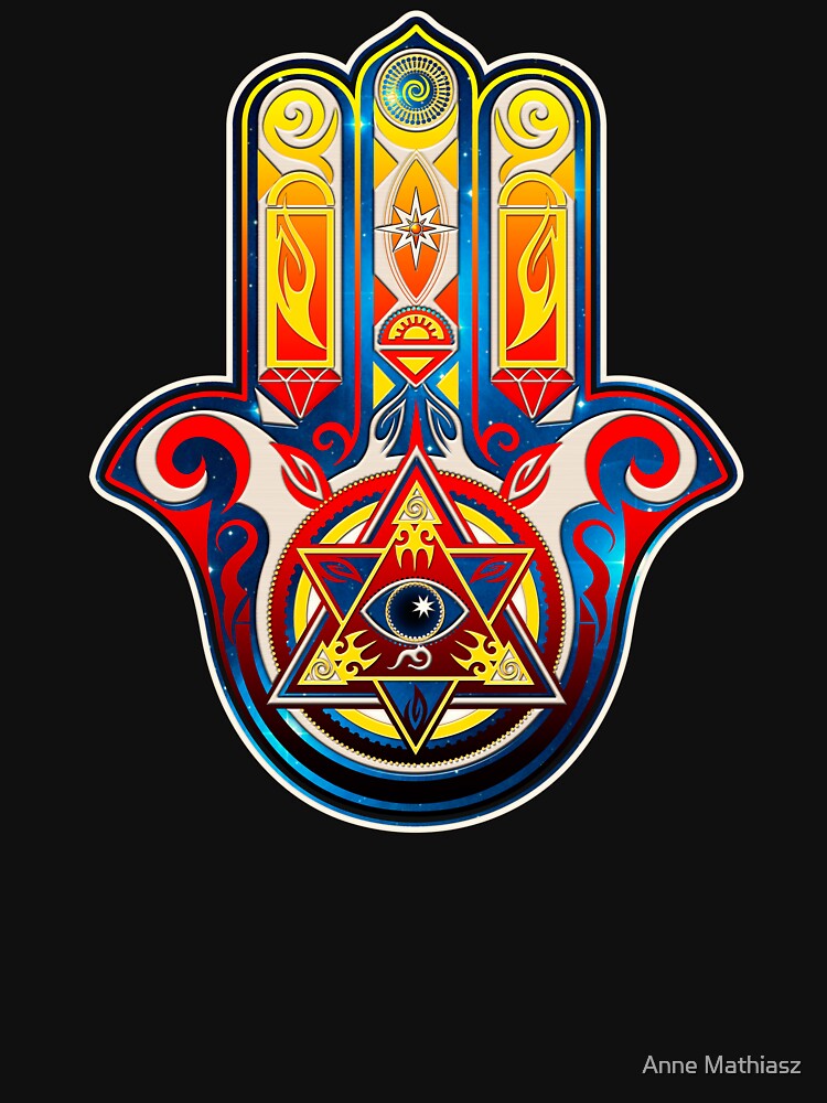 "Hamsa, Hand, of Fatima, protection, symbol, triangle, all seeing eye ...
