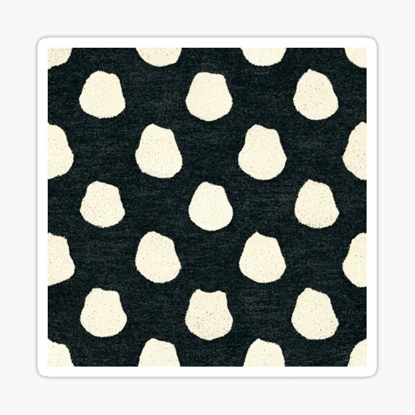 "Cow Dot Pattern" Sticker for Sale by Oburt | Redbubble