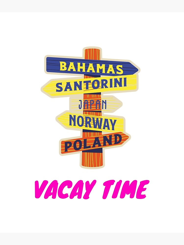 "Vacay squad | vacay images and quotes | gifts for vacay lovers" Poster ...