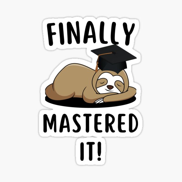 "Mastered It" Sticker for Sale by Oreo2020 | Redbubble