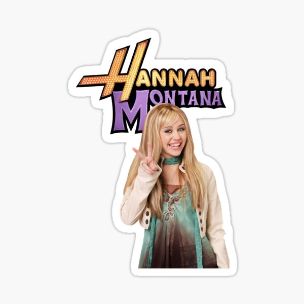 "Hannah Montana" Sticker for Sale by gayik47 | Redbubble