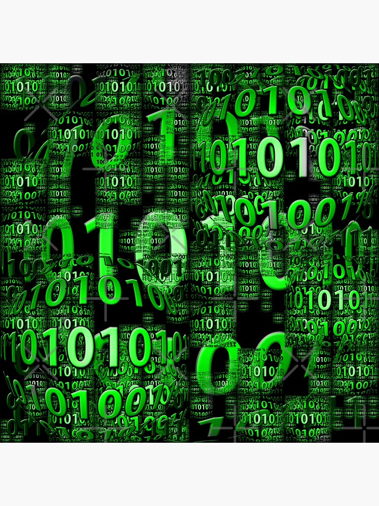 Binary Coding Neon Geometric Abstract Bullets The Matrix Bullet In