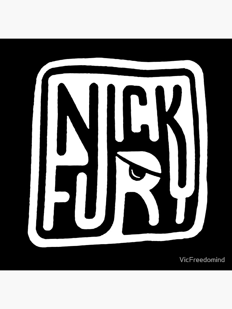 "Fury Logo" Poster for Sale by VicFreedomind | Redbubble