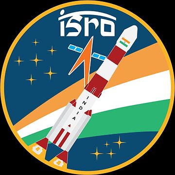 "ISRO Indian Space Research PSLV Rocket Space Design " Sticker for Sale ...