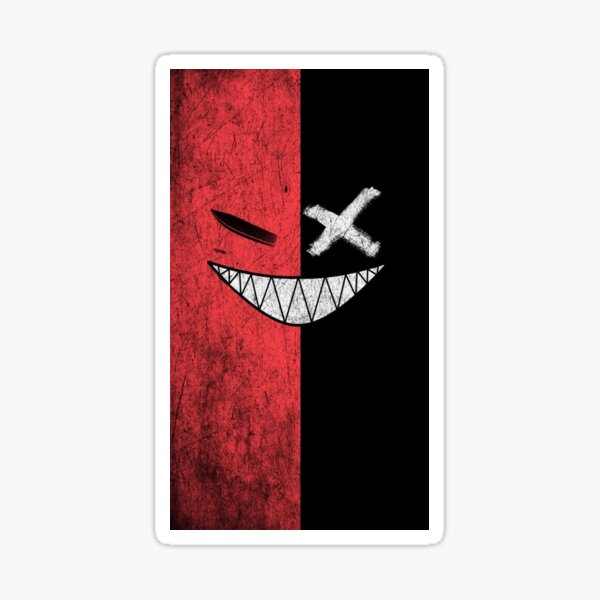 "Two Face Smile - Digital Art" Sticker for Sale by cute-Art369 | Redbubble
