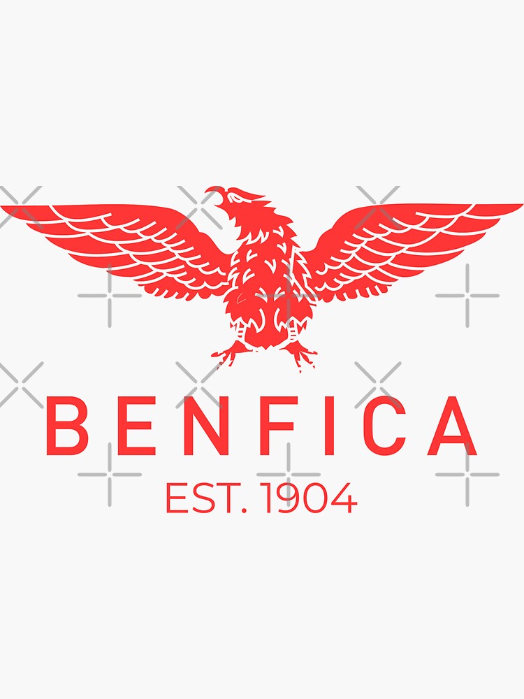 "Benfica EST 1904" Sticker for Sale by Footarts | Redbubble