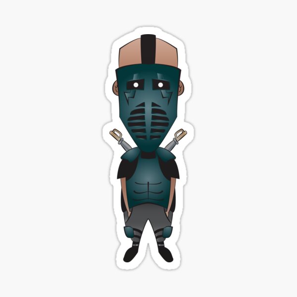 "Vigilante Character Art" Sticker for Sale by acarsondesign | Redbubble