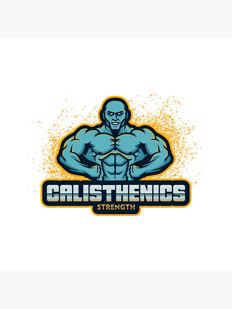 "Calisthenics strength muscle man graphic" Poster for Sale by ...