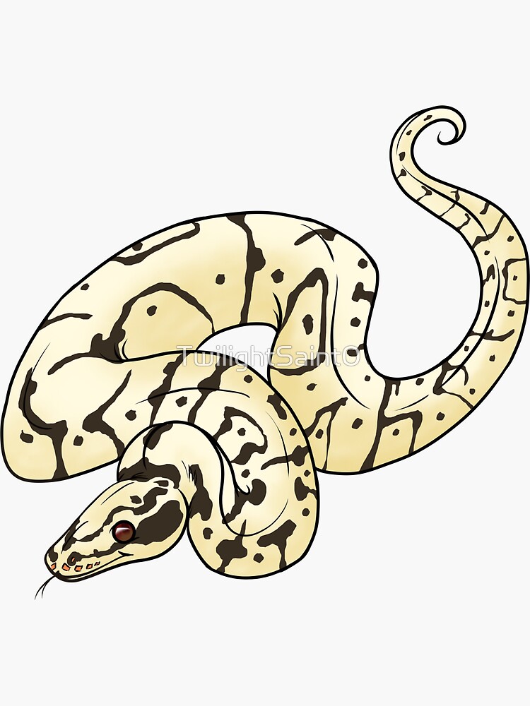 "Bumblebee Ball Python" Sticker for Sale by TwilightSaint0 | Redbubble