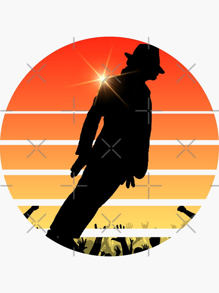 "Michael Jackson - Retro circle" Sticker for Sale by BH4L | Redbubble
