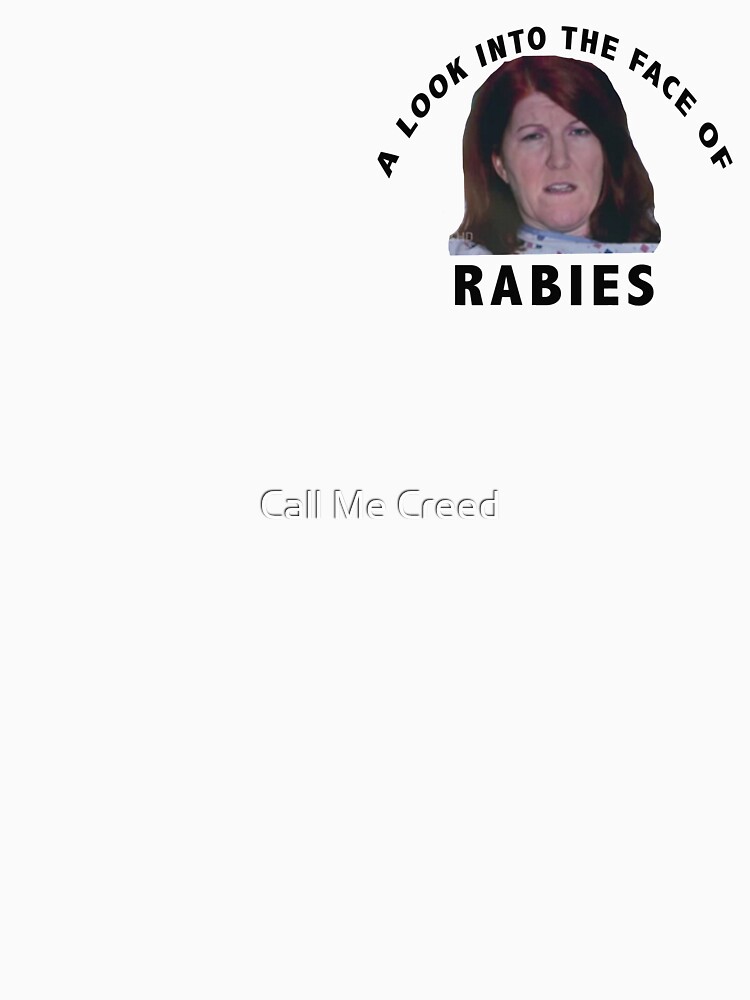 "Dunder Mifflin Meredith Palmer Face of Rabies" T-shirt for Sale by ...