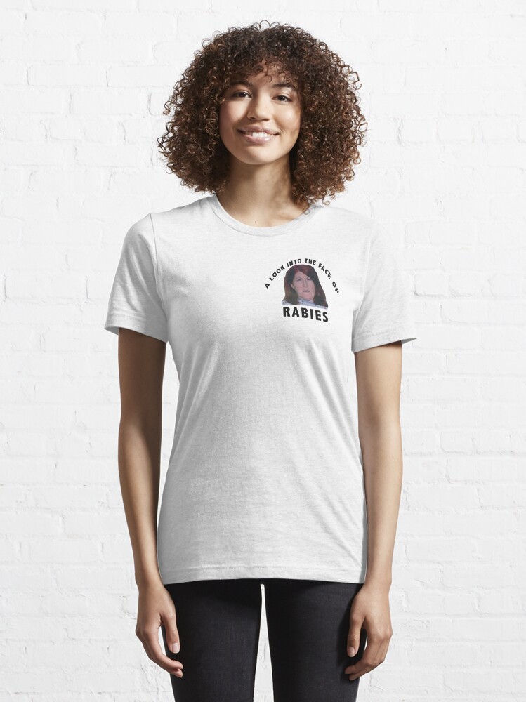 "Dunder Mifflin Meredith Palmer Face of Rabies" T-shirt for Sale by ...