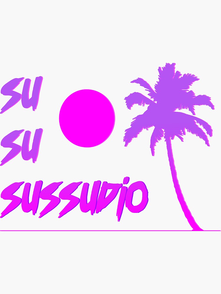 "Su Su Sussudio 80's" Sticker for Sale by mariareibly | Redbubble