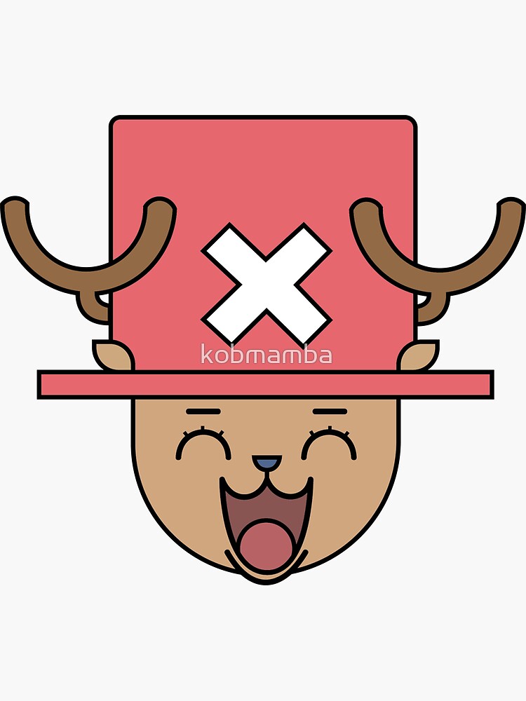 "One Piece Chopper Smile" Sticker for Sale by kobmamba | Redbubble