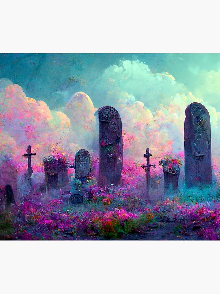 "Pastel Graveyard" Poster for Sale by studiovivre | Redbubble