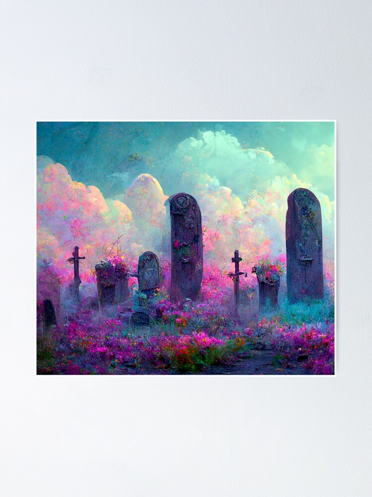 "Pastel Graveyard" Poster for Sale by studiovivre | Redbubble