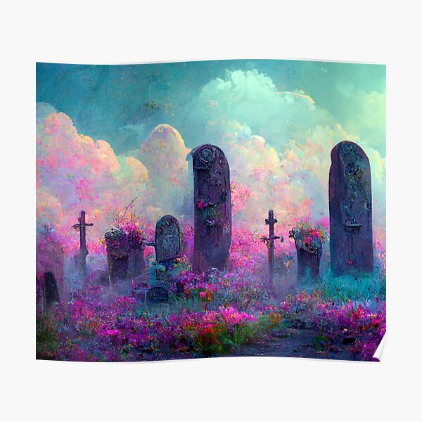 "Pastel Graveyard" Poster for Sale by studiovivre | Redbubble