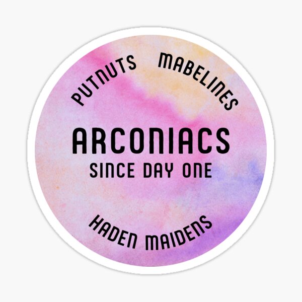 "Arconiacs Since Day One" Sticker for Sale by Stickerm4ni4 | Redbubble
