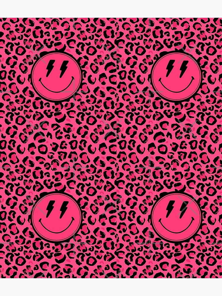 Preppy School Supplies, Preppy, Aesthetic, Preppy Pink, Leopard Print ...