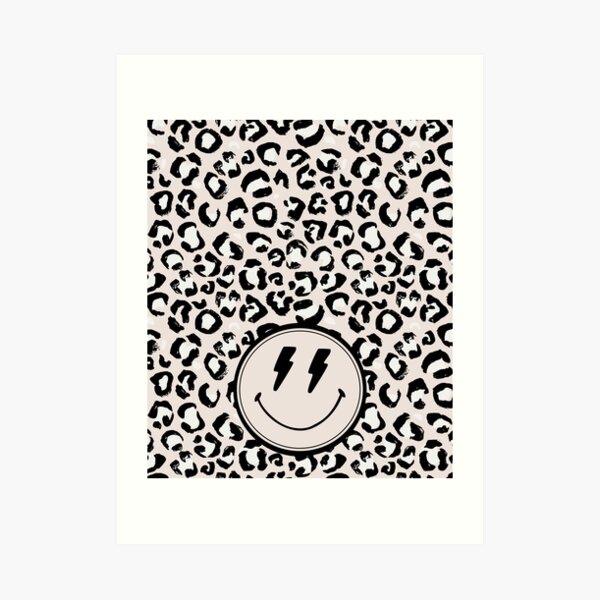 "Preppy School Supplies, Preppy, Aesthetic, Preppy Black, Leopard Print ...