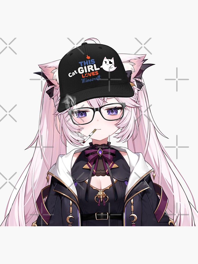 "NYATASHA NYANNERS" Sticker for Sale by JIFER | Redbubble