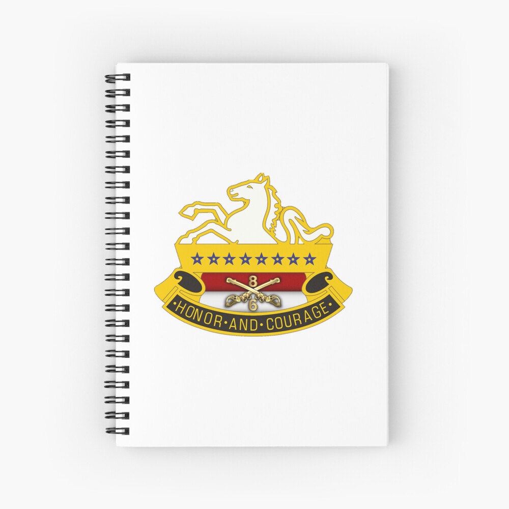 "6-8 CAV Crest" Sticker for Sale by DualPrimedInk | Redbubble