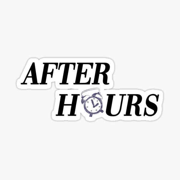 "After Hours Cinema" Sticker for Sale by DeskTopDesign | Redbubble