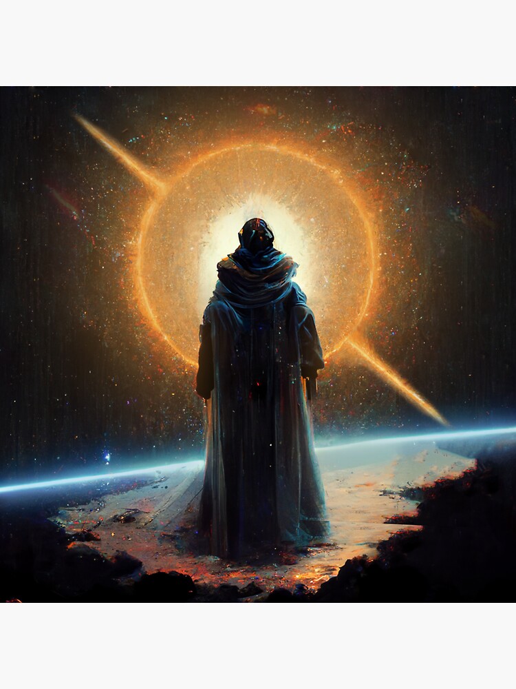 "Shadow god of the galaxy" Sticker for Sale by sennoynoy | Redbubble