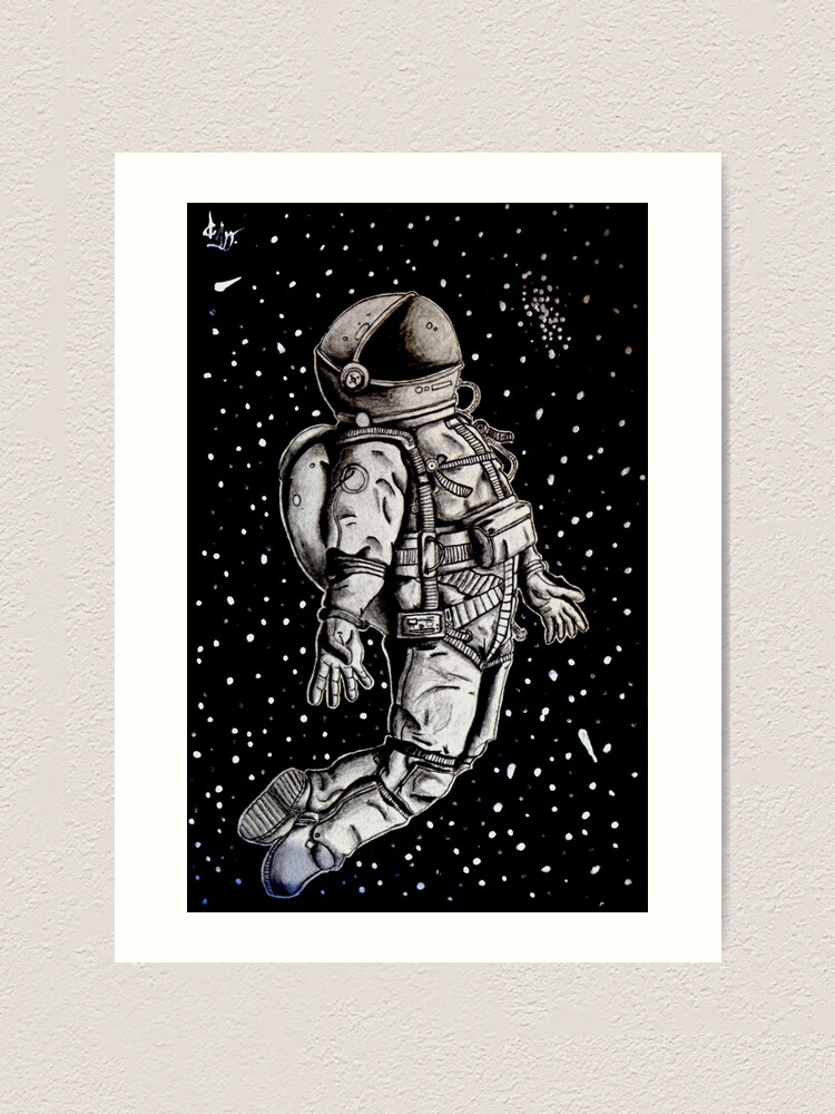 "Floating Spaceman" Art Print by PhilipAngelo | Redbubble