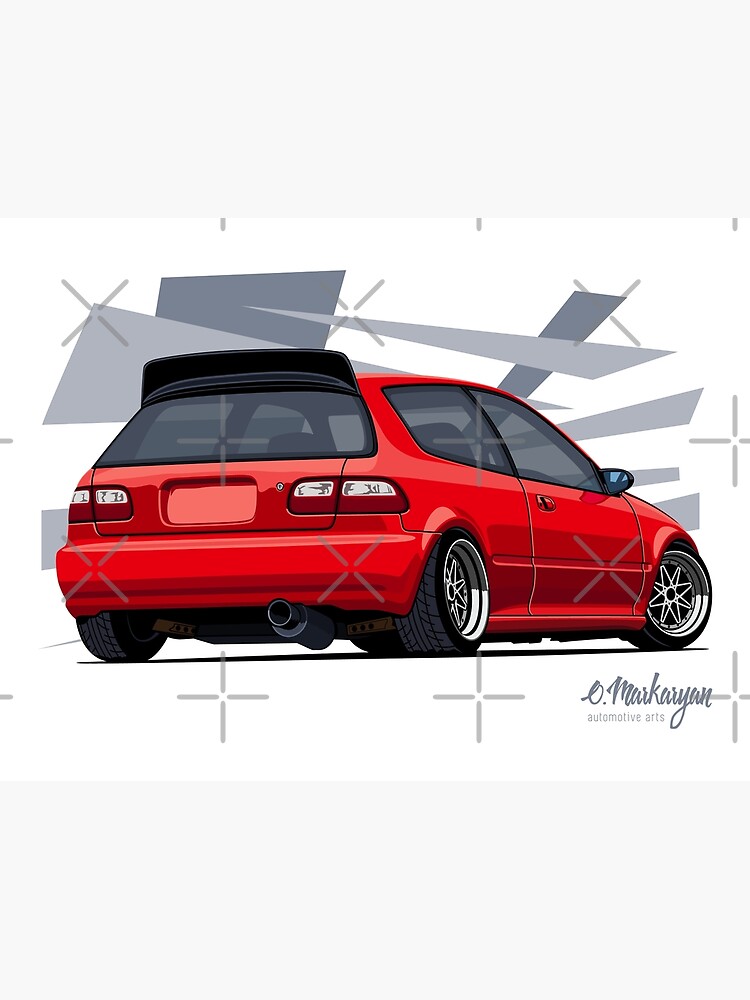 "Civic EG" Poster for Sale by OlegMarkaryan | Redbubble