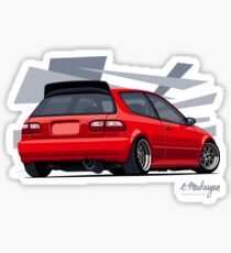 Civic Eg Stickers | Redbubble