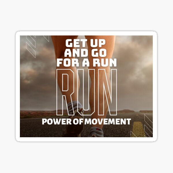 "POWER OF MOVEMENT " Sticker for Sale by ACE040 | Redbubble