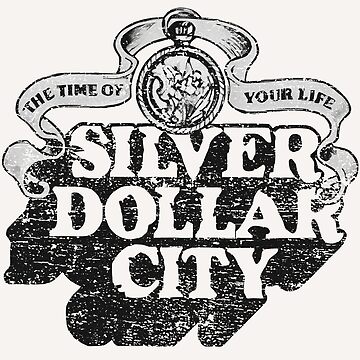 "Silver Dollar City Vintage Logo" Sticker for Sale by Fazinks | Redbubble