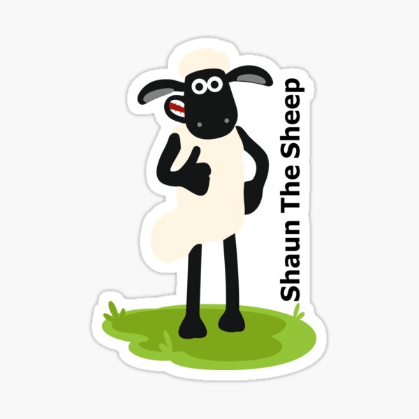 "Shaun The Sheep" Sticker for Sale by Asr-s | Redbubble