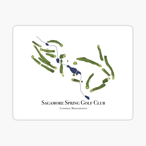 "Sagamore Spring Golf Club" Sticker for Sale by thecreativerie | Redbubble