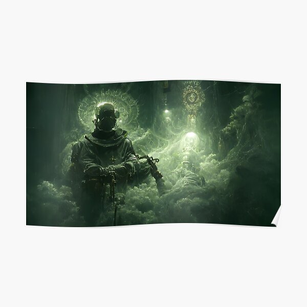 "Witness to the Recondite Resurrection" Poster for Sale by GrottoMoth ...