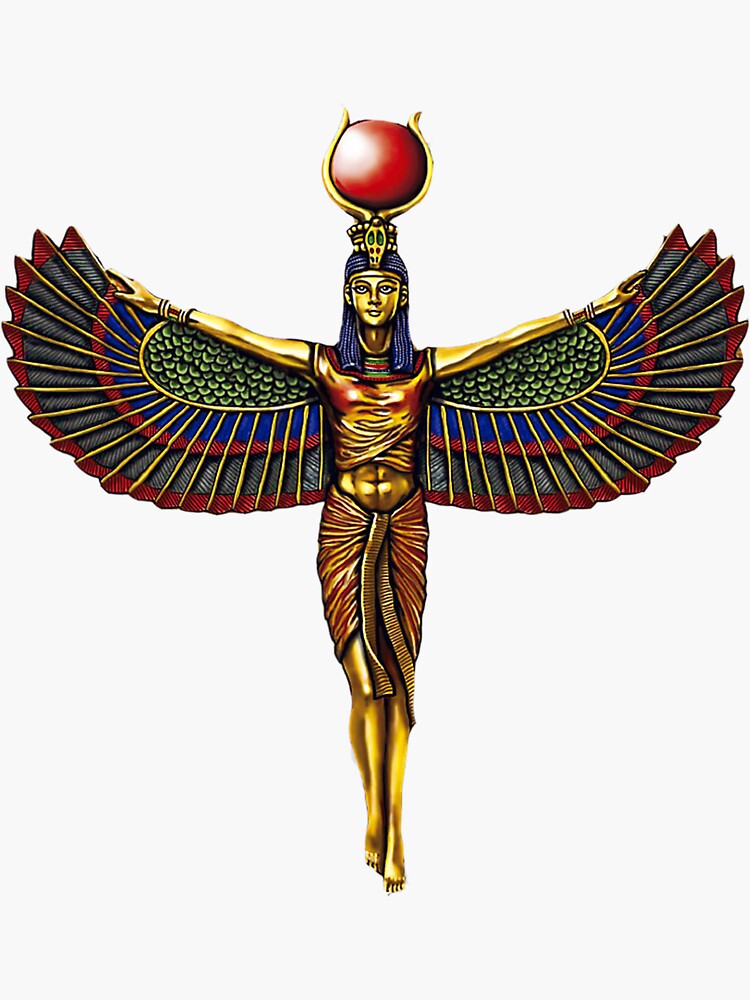 "Queen Pharaoh Egypt Goddess Isis - Ancient Egypt" Sticker for Sale by ...
