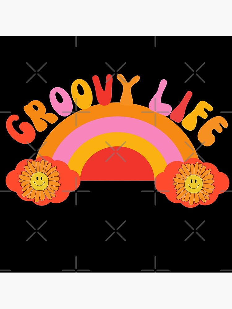 "Retro Groovy Life design" Poster for Sale by iice1986 | Redbubble