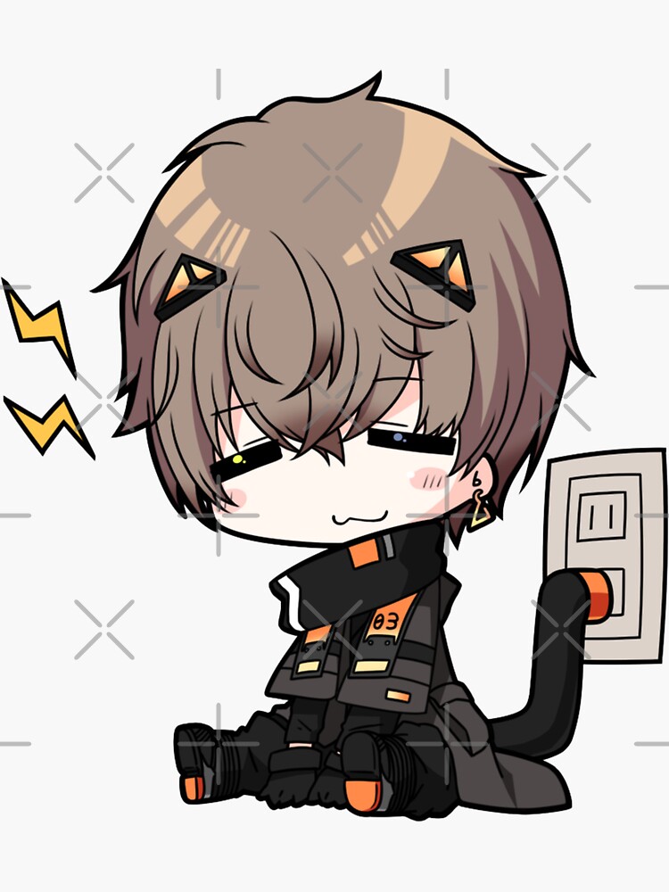 "Chibi Alban Knox" Sticker for Sale by zenlesszone | Redbubble