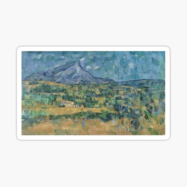 "Mont Sainte-Victoire By Cézanne (remastered)" Sticker for Sale by ...
