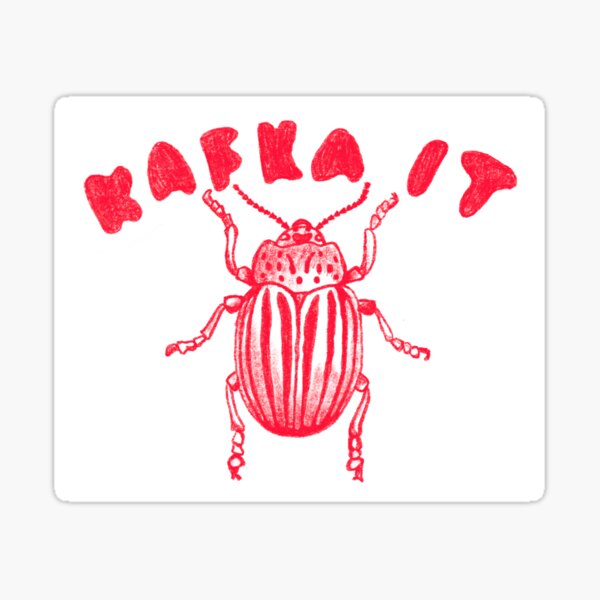 "Kafka It" Sticker for Sale by carosel | Redbubble