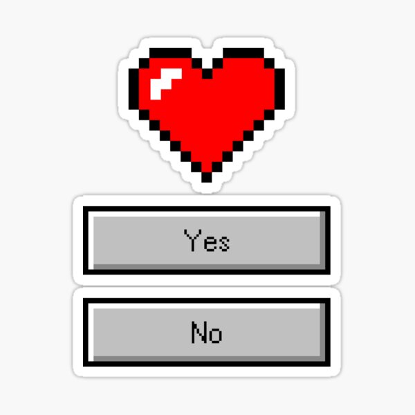 "Minecraft Heart" Sticker for Sale by maxmart | Redbubble