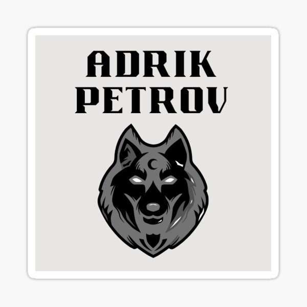 "Adrik Petrov - Sophie Lark Book Inspired Design" Sticker for Sale by ...
