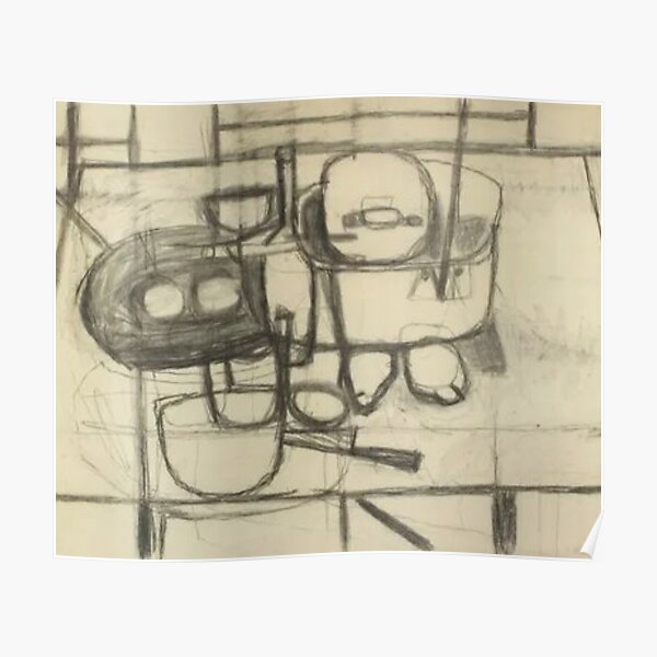 "Drawing museum by william scott artist " Poster for Sale by Golido ...