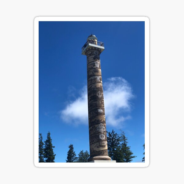 "Astoria Column" Sticker for Sale by CrazyberryShops | Redbubble